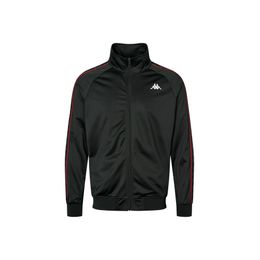 Kappa Herren Strickpullover "Kappa Sweater Banda Anniston"schwarz, racing rot, Gr. XXXL, Obermaterial: 100% Polyester, Pullover