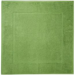 Badematte Framsohn FROTTIER "Uni Basic Hotelmatte" Gr. 3, grün (moss grün), H:11mm, Baumwolle, Badematten, große Farbpalette, Hergestellt in Österreich, Badezimmerteppich