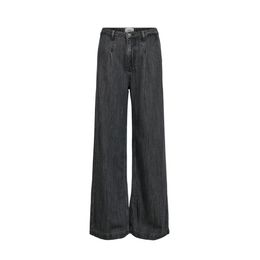 Nümph 5-Pocket-Hose NÜMPH "Nümph Jeans NUSEOUL", Damen, Gr. 34, medium grau denim, Obermaterial: 59% Baumwolle, 28% Modal, 13% Viskose, Hosen