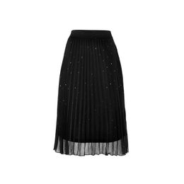 Tchibo - Plisseerock - Damen - Gr. S - schwarz/print
