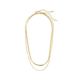 Tchibo - Layer-Kette – Herringbone- und Kugelkette - gold