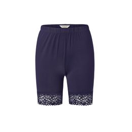 Tchibo - Radlershorts mit Spitzenborte - Damen - Gr. XXL - dunkelblau