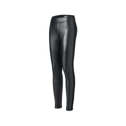 Tchibo - Hose im Materialmix - Damen - Gr. XS - schwarz
