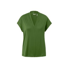 Tchibo - Shirt mit Stehkragen - Damen - Gr. XL - grün