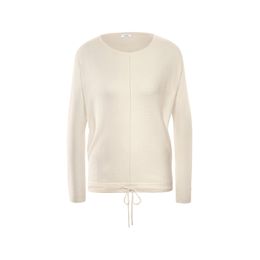 Tchibo - Strickpullover mit Tunnelzug - Damen - Gr. M - weiß