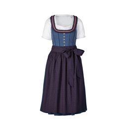 Tchibo - Stretch-Dirndl - Damen - Gr. 42 - dunkelblau/print