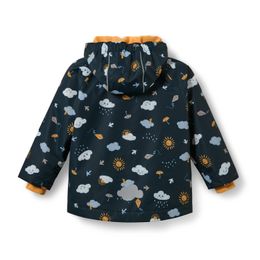 Tchibo - Kleinkind-Thermo-Regenjacke - Kinder - Gr. 122/128 - dunkelblau/print