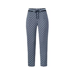 Tchibo - Jerseyhose mit Alloverprint - Damen - Gr. M - dunkelblau/print