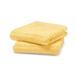 Tchibo - 2 Premium-Handt&uuml;cher - gelb