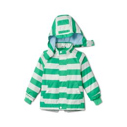 Tchibo - Regenjacke aus recyceltem Material - Baby - Gr. 86/92 - hellblau/gestreift