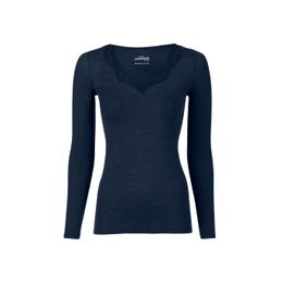 Tchibo - Langarmshirt - Damen - Gr. M - blau