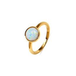 Tchibo - Ring - Damen - Gr. 17 - gold