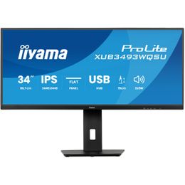 iiyama ProLite XUB3493WQSU-B6 | 34" Ultra-Wide Monitor mit IPS, PiP/PbP & ergonomischem Design