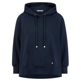 DAY.LIKE - Kapuzen-Sweatshirt, blau, Gr. 36 / S - Baumwolle