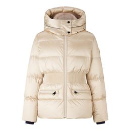 Bogner Winterjacke 'Taylor' M&auml;dchen Gr&ouml;&szlig;e 116/122 beige / schwarz