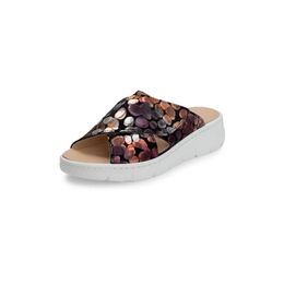 vitaform Pantolette Damen Gr&ouml;&szlig;e 41 himmelblau / lila / koralle / schwarz