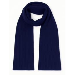 Kopyto Scarf 'KARIBU – Plüschiger Gerippter Schal aus 100% Merinowolle RWS' female Blue size One Size