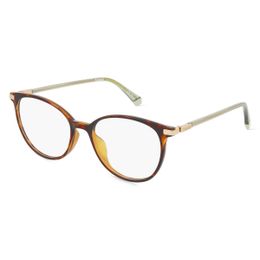 Polaroid PLD D459/G Brille Damen | Fassung: Vollrand, Cat Eye, Havanna Gold