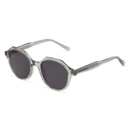 Scotch & Soda Scotch & Soda SS 7024 | Unisex-Sonnenbrille | Fassung: Vollrand, Oval, Kunststoff, Grau Transparent | Glasfarbe: G15