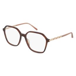 Escada ESCVESD54 Brille Unisex | Fassung: Vollrand, Quadratisch, Havanna Glänzend