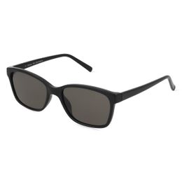 Fielmann MC 594 SUN CL HELENE | Damen-Sonnenbrille | Fassung: Vollrand, Butterfly, Propionat, Schwarz Gl&auml;nzend | Glasfarbe: Grau