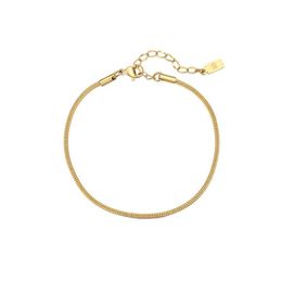 Hey Happiness Armband 'Serpent Loop' Damen Größe 18/23 cm gold