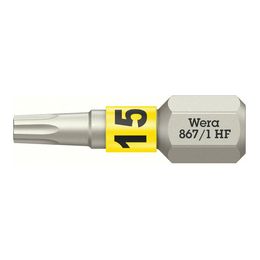 Wera 867/1 TORX® HF Bit mit Haltefunktion, TX 15 x 25 mm (05066141001)