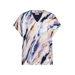 Gerry Weber T-Shirt Damen Gr&ouml;&szlig;e M beige / blau / braun / naturwei&szlig;
