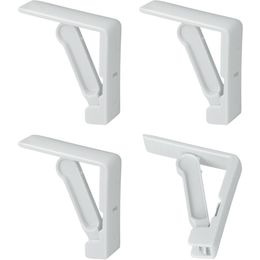 Metaltex Tischtuchklammern verstellbar aus Kunststoff 4 Stück - Halterungen und Befestigungen