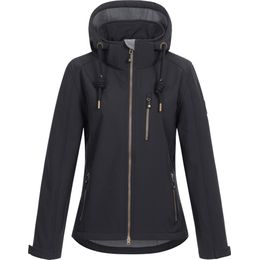 Ankerglut Ankerglutfreude Softshelljacke Damen schwarz 46 - Damenjacken