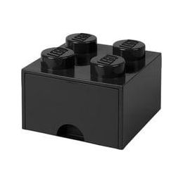 LEGO Brick Drawer 4 schwarz, Aufbewahrungsbox
