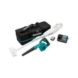 Makita Akku-Kombo-Kit CLX245SAX1, 12Volt, Laubbl&auml;ser blau/schwarz, Li-Ionen-Akku 2,0Ah, Akku-Staubsauger und Akku-Gebl&auml;se