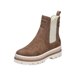 Rieker Stiefelette Damen Gr&ouml;&szlig;e 41 braun / offwhite Winterschuhe