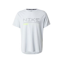 Nike Funktionsshirt 'Winter Miler' Herren Gr&ouml;&szlig;e L grau / hellgrau / apfel