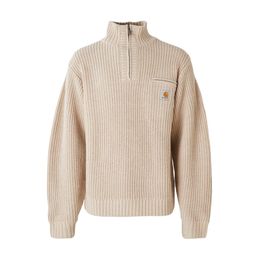 Carhartt Work In Progress Carhartt Wip Pullover 'Detroit' Herren Gr&ouml;&szlig;e L beige / orange / offwhite