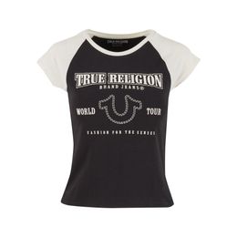 True Religion T-Shirt Damen Gr&ouml;&szlig;e XL schwarz / wei&szlig;