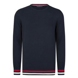 Felix Hardy Pullover Herren Gr&ouml;&szlig;e L navy / rubinrot / wei&szlig;