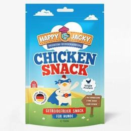 HAPPY JACKY Mono Hundesnack 6x130g Huhn pur