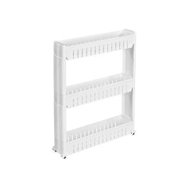 TecTake&reg; Nischenregal, 3 Ebenen, leicht zu reinigen, 54 x 12 x 71 cm