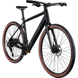 Remington S100 E Bike Gravelbike 28 Zoll Pedelec 360 Wh Elektrofahrrad 10 Gang Fahrrad schwarz 51 cm