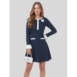LapaPlus Kleid Damen Größe 36 navy Winterkleid