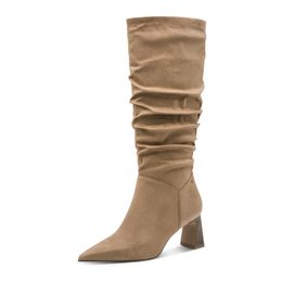 Tamaris Stiefel Damen Gr&ouml;&szlig;e 41 dunkelbeige Winterschuhe