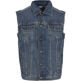 Urban Classics Weste Herren Gr&ouml;&szlig;e XL blue denim