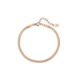 Hey Happiness Armband 'Serpent Flat' Damen Größe 18/23 cm rosegold