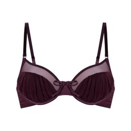 Hunkemöller Hunkemöller BH Damen Größe 80 aubergine