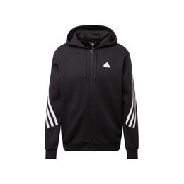 adidas Sportswear Athletic Zip-Up Hoodie 'Future Icons' male Black size XL