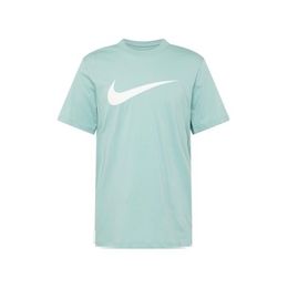 Nike Sportswear T-Shirt 'SWOOSH' Herren Größe S hellgrün / weiß