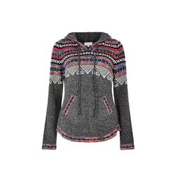 Apricot Sweater 'Fairisle' female Grey size XXL