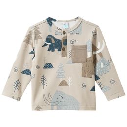 Topomini Baby Langarmshirt aus weichem Fleece