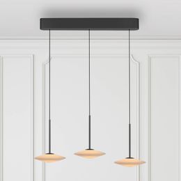 Paul Neuhaus LED-Pendelleuchte Elipsa, 3-flg., weiß/schwarz